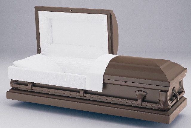 Triton Brown Steel Casket - Michigan Funeral and Cremation Services
